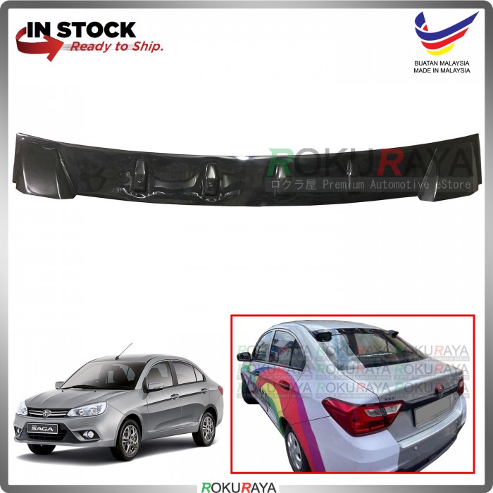 [Vortex Generator Diffuser] Proton Saga VVT Rear Wing Glass Spoiler ...