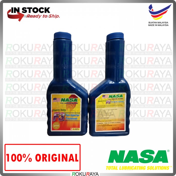 [280ML] NASA F3 Heavy Duty Gas Injector Treatment -Cut Engine Noise ...