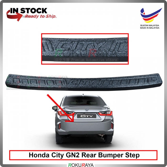 Honda City GN2 2020 Original ABS Car Rear Bumper Step Scratch Guard Shield Garnish Protector Padding Car Accessories